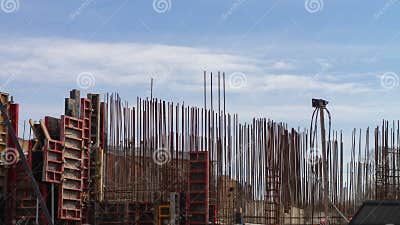 Construction of a Monolithic Structure, Installation of Iron Fittings ...
