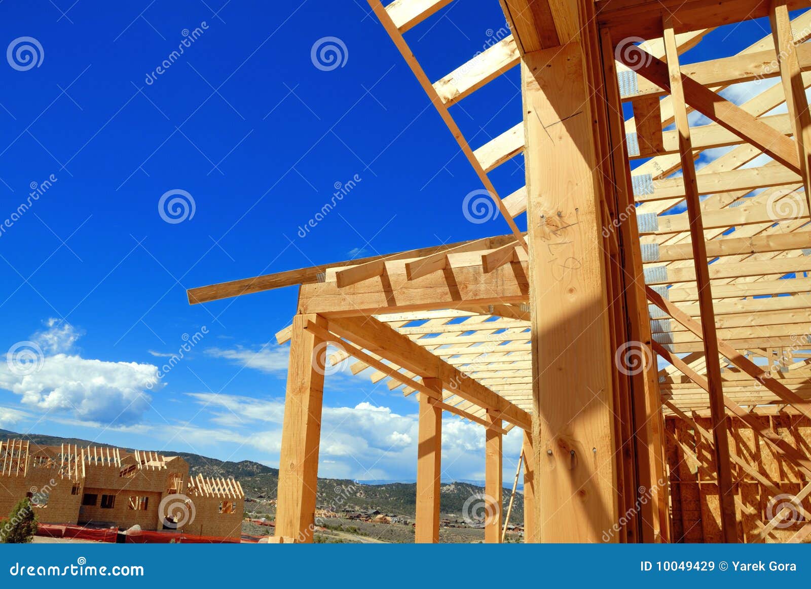 Construction moving stock image. Image of blue, clouds - 10049429