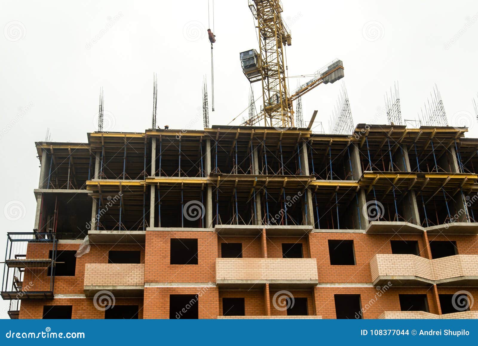 Construction of a Multi-storey Building in the City Stock Photo - Image ...