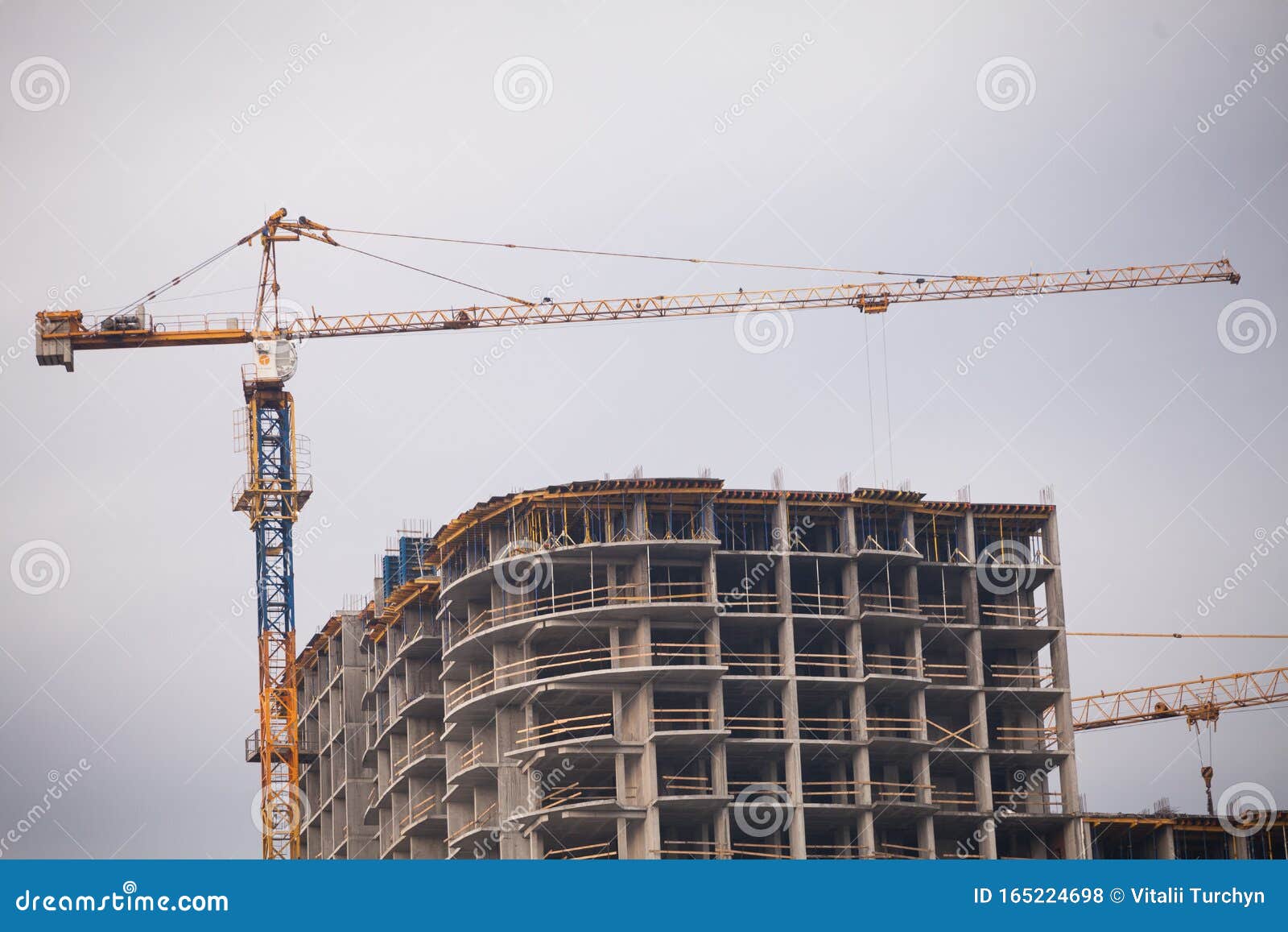 The Construction of a Multi-storey Building. Editorial Stock Photo ...