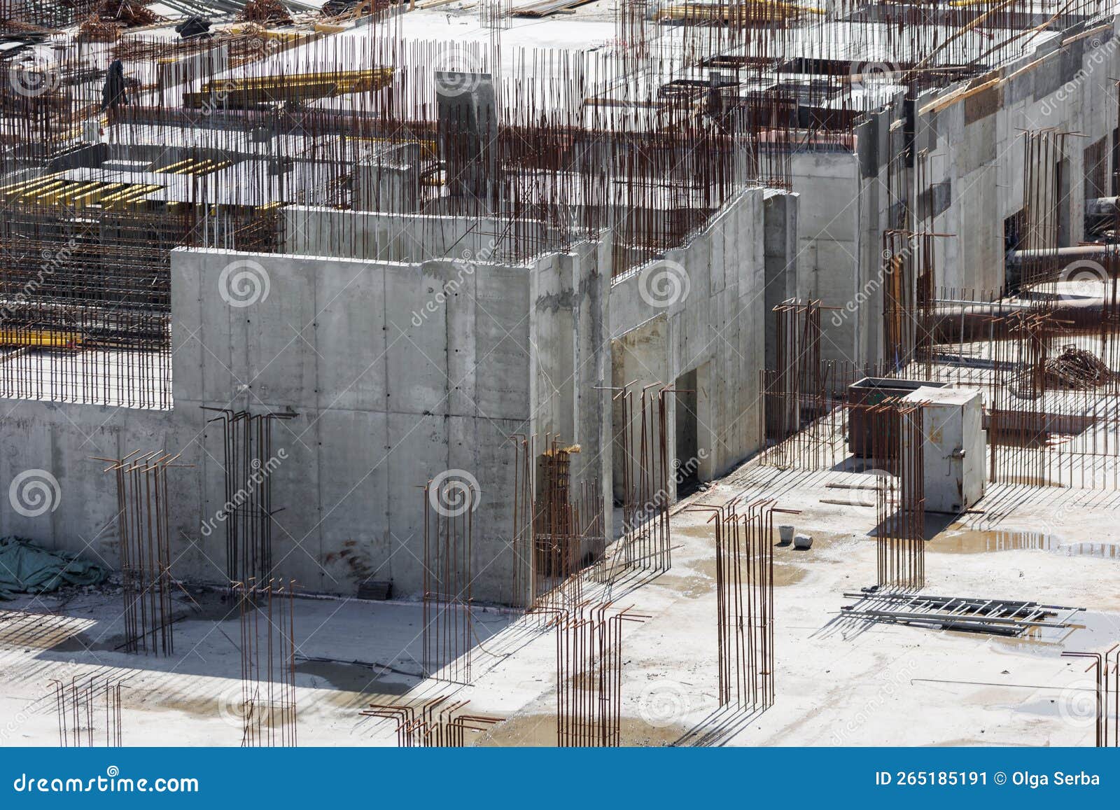 Construction of Multi-storey Building or Shopping Center in City ...