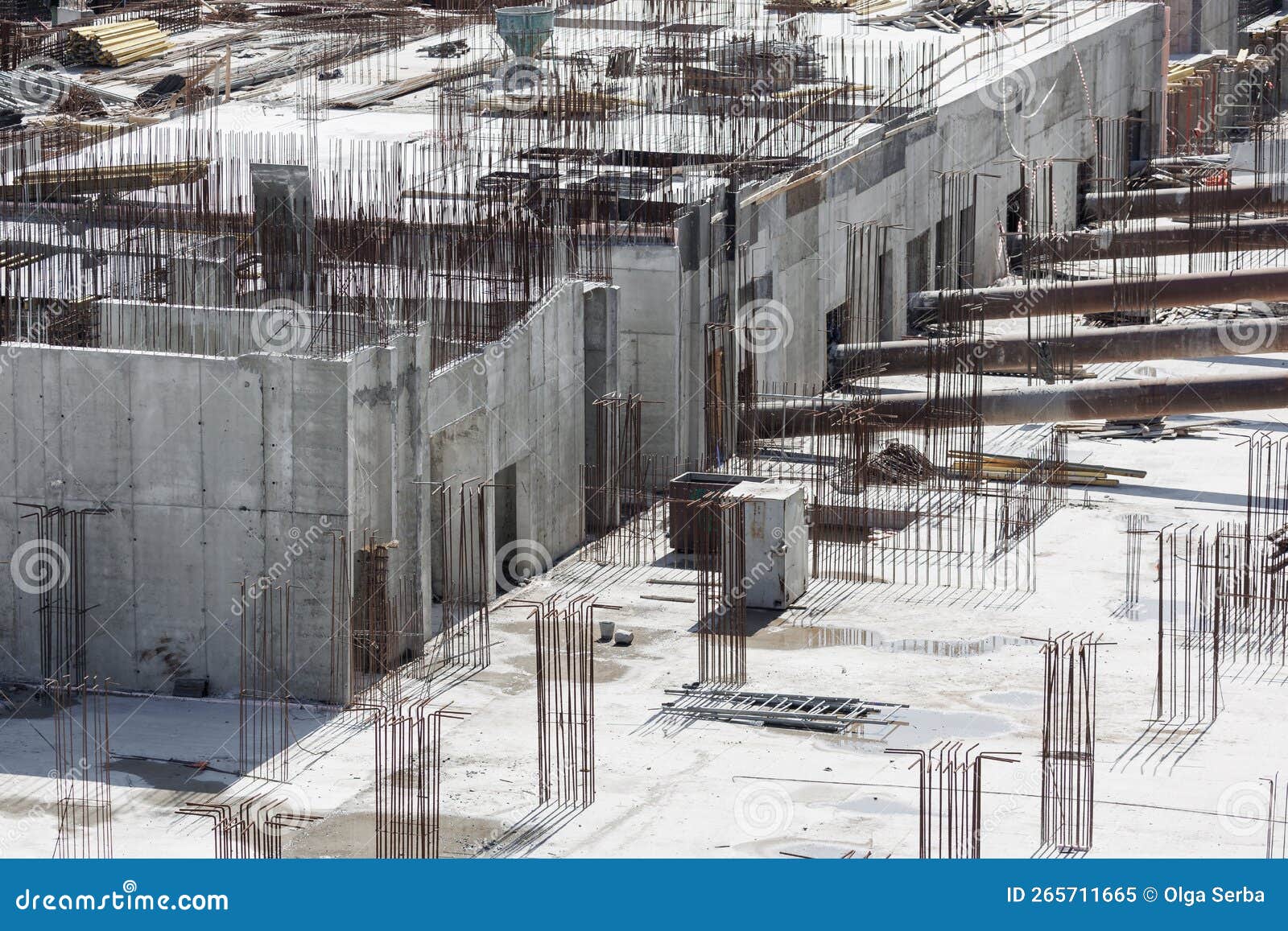 Construction of Multi-storey Building or Shopping Center in City ...