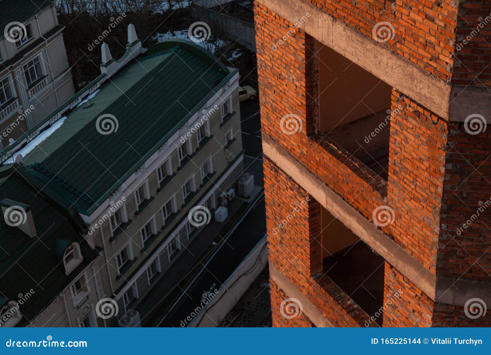 The Construction of a Multi-storey Building. Editorial Stock Image ...