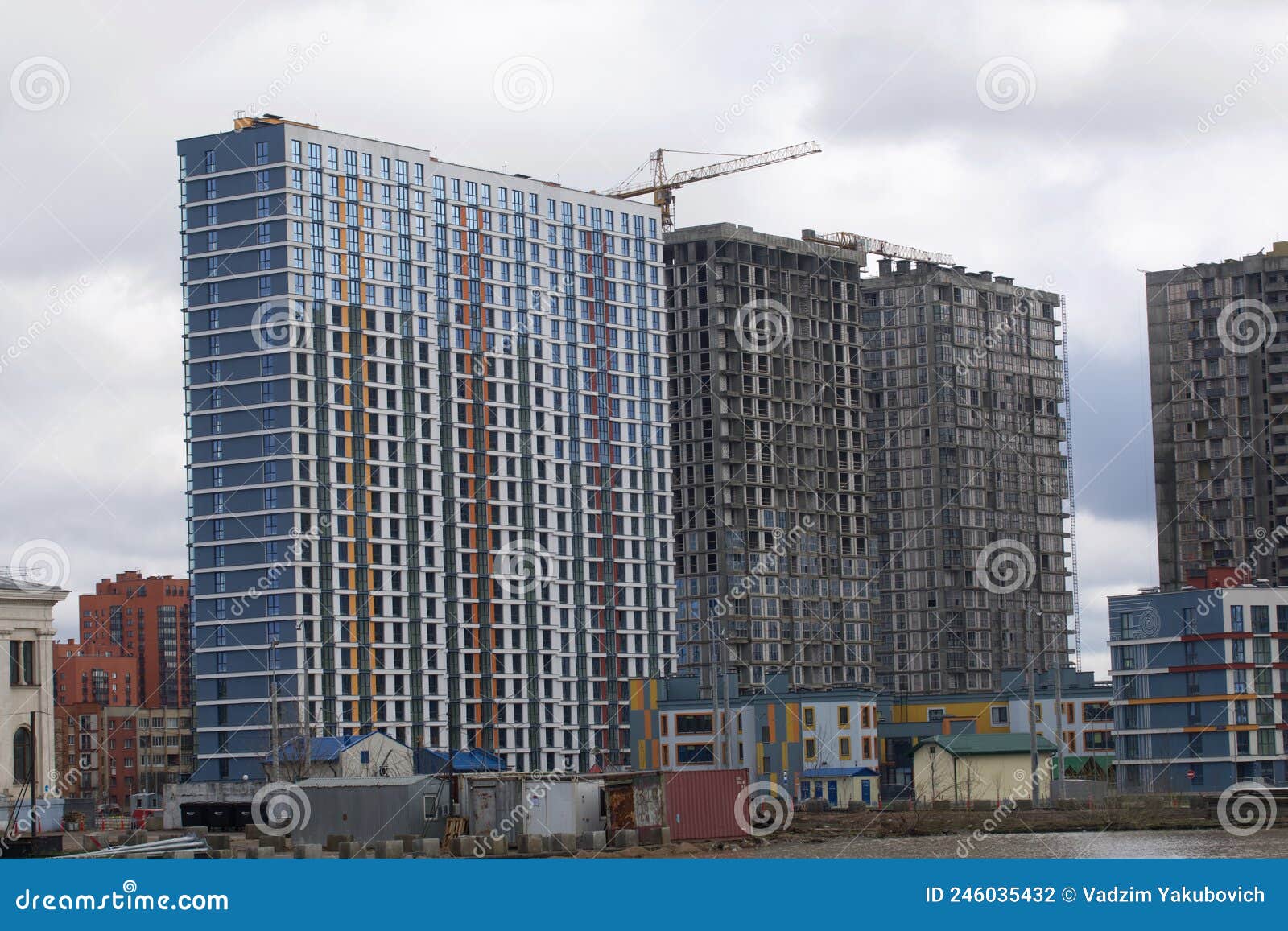 Construction of Multi-storey Buildings. Modern Multi-storey Building ...