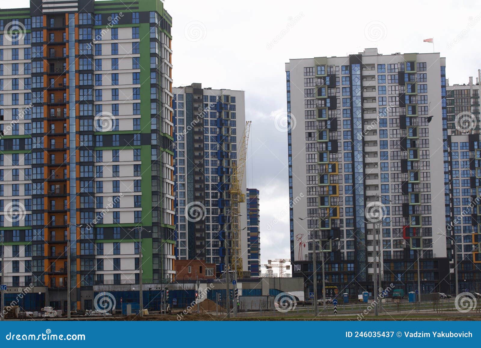 Construction of Multi-storey Buildings. Modern Multi-storey Building ...
