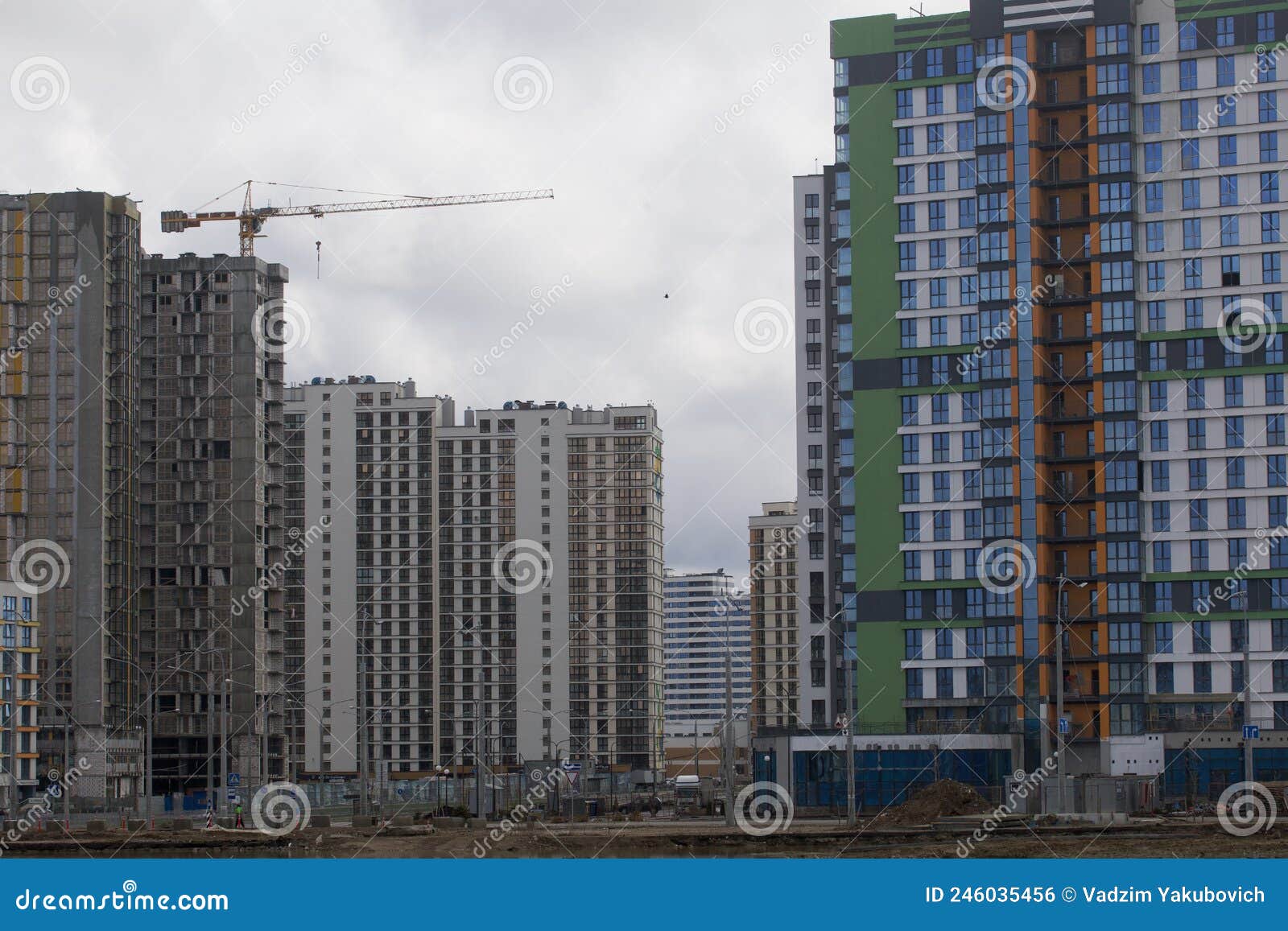 Construction of Multi-storey Buildings. Modern Multi-storey Building ...