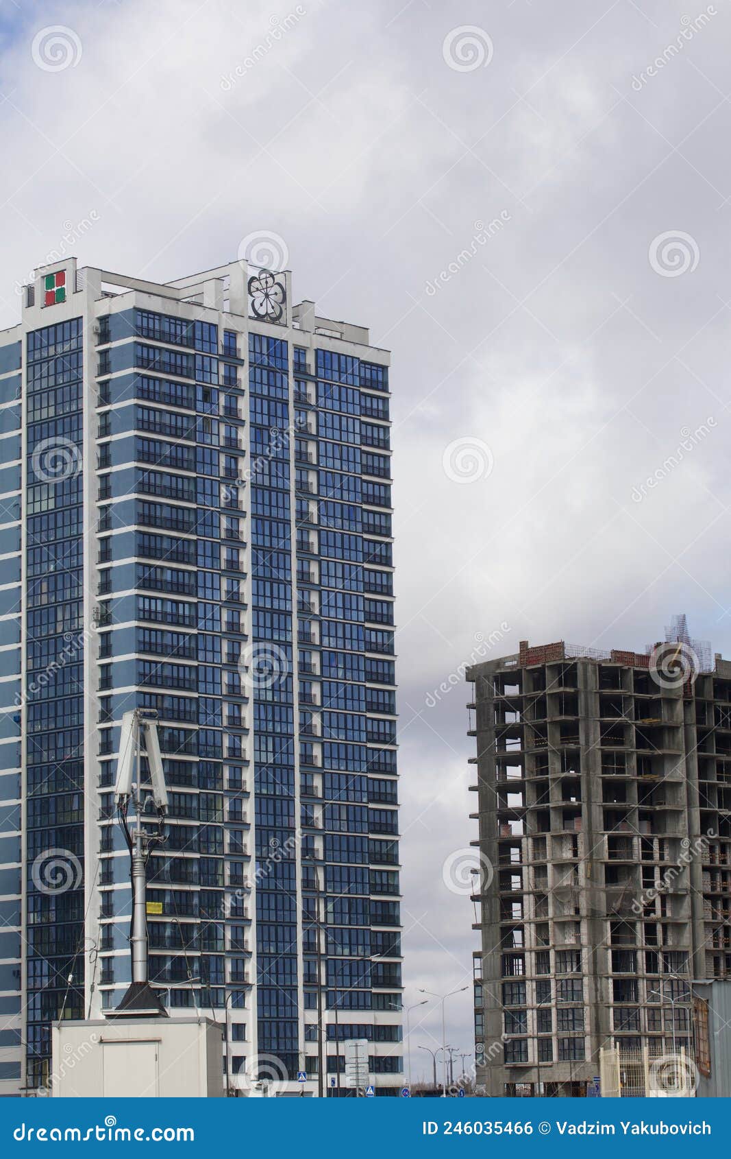 Construction of Multi-storey Buildings. Modern Multi-storey Building ...