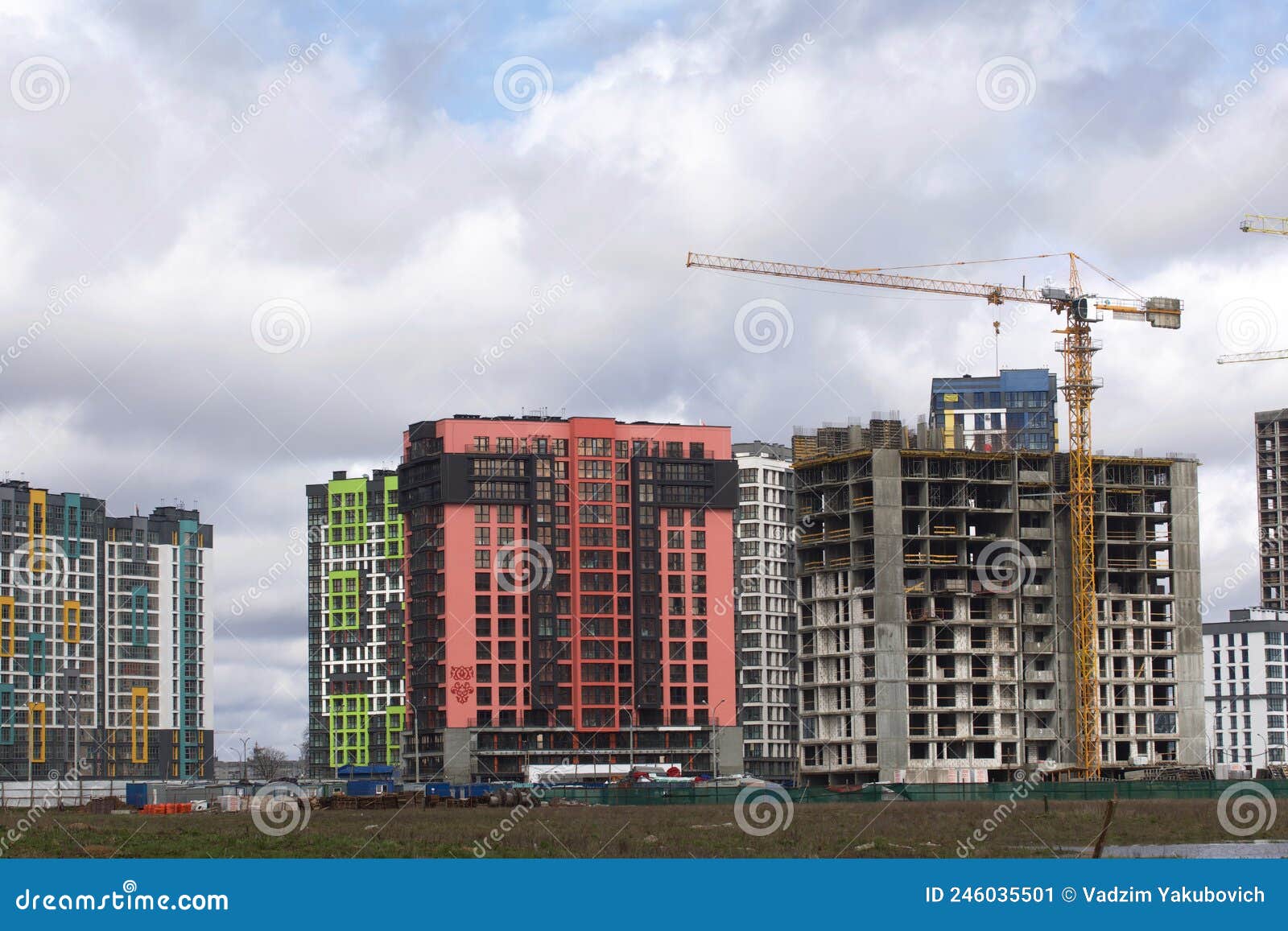 Construction of Multi-storey Buildings. Modern Multi-storey Building ...