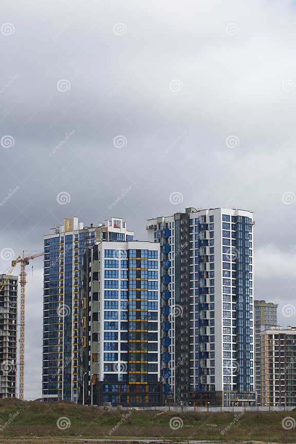 Construction of Multi-storey Buildings. Modern Multi-storey Building ...