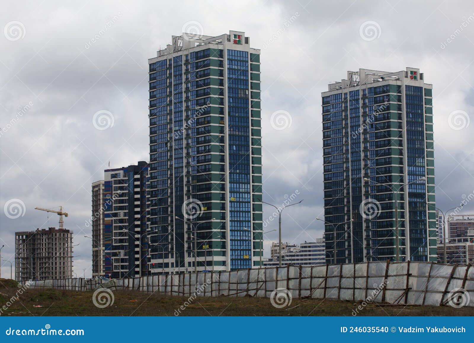 Construction of Multi-storey Buildings. Modern Multi-storey Building ...