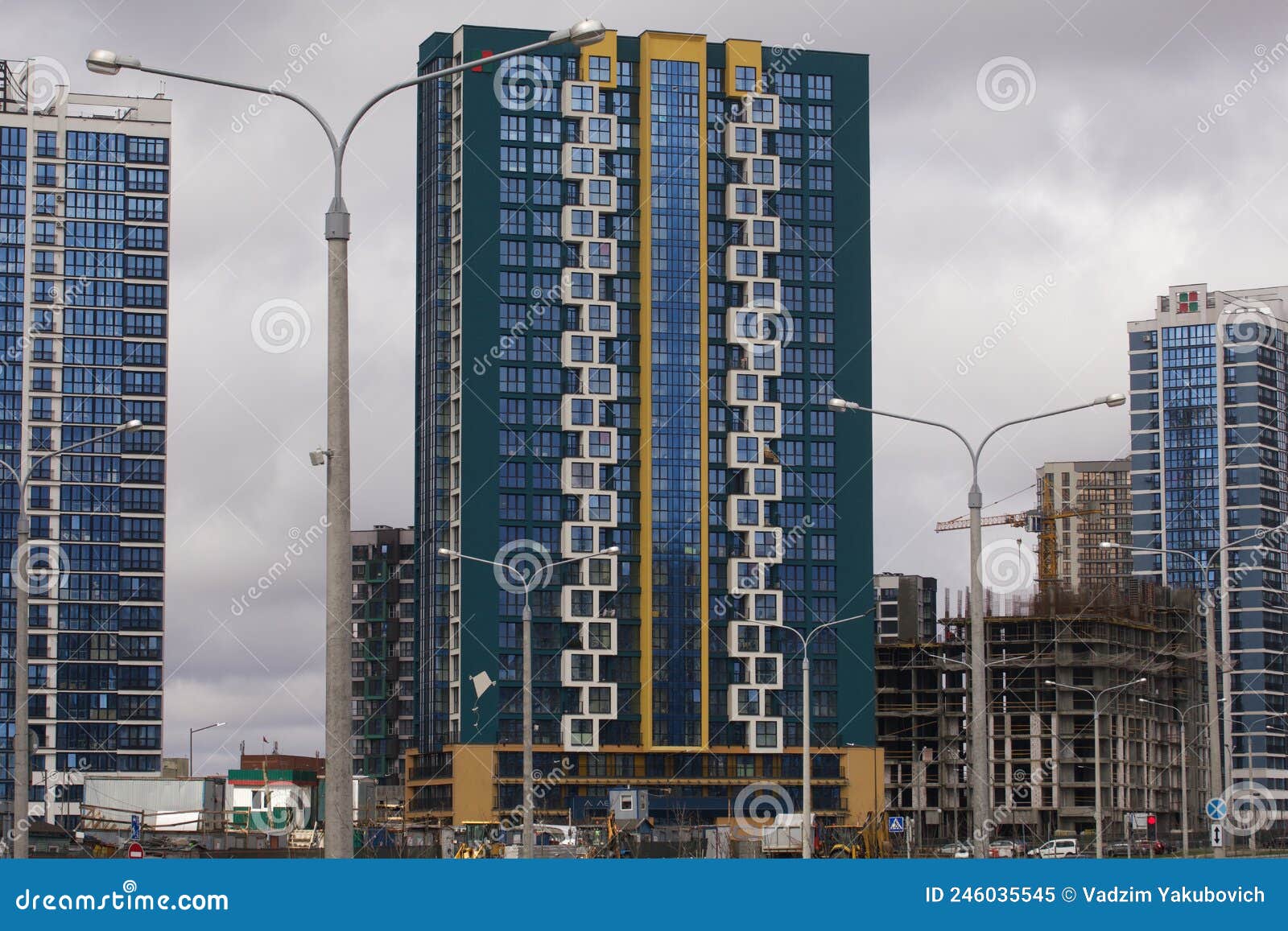 Construction of Multi-storey Buildings. Modern Multi-storey Building ...