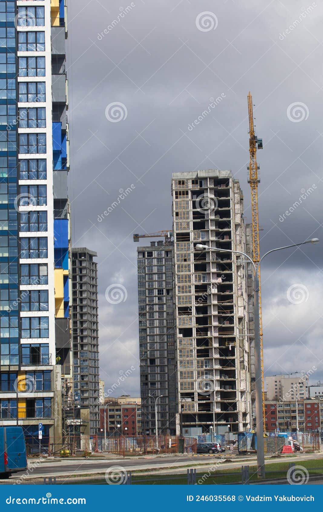 Construction of Multi-storey Buildings. Modern Multi-storey Building ...