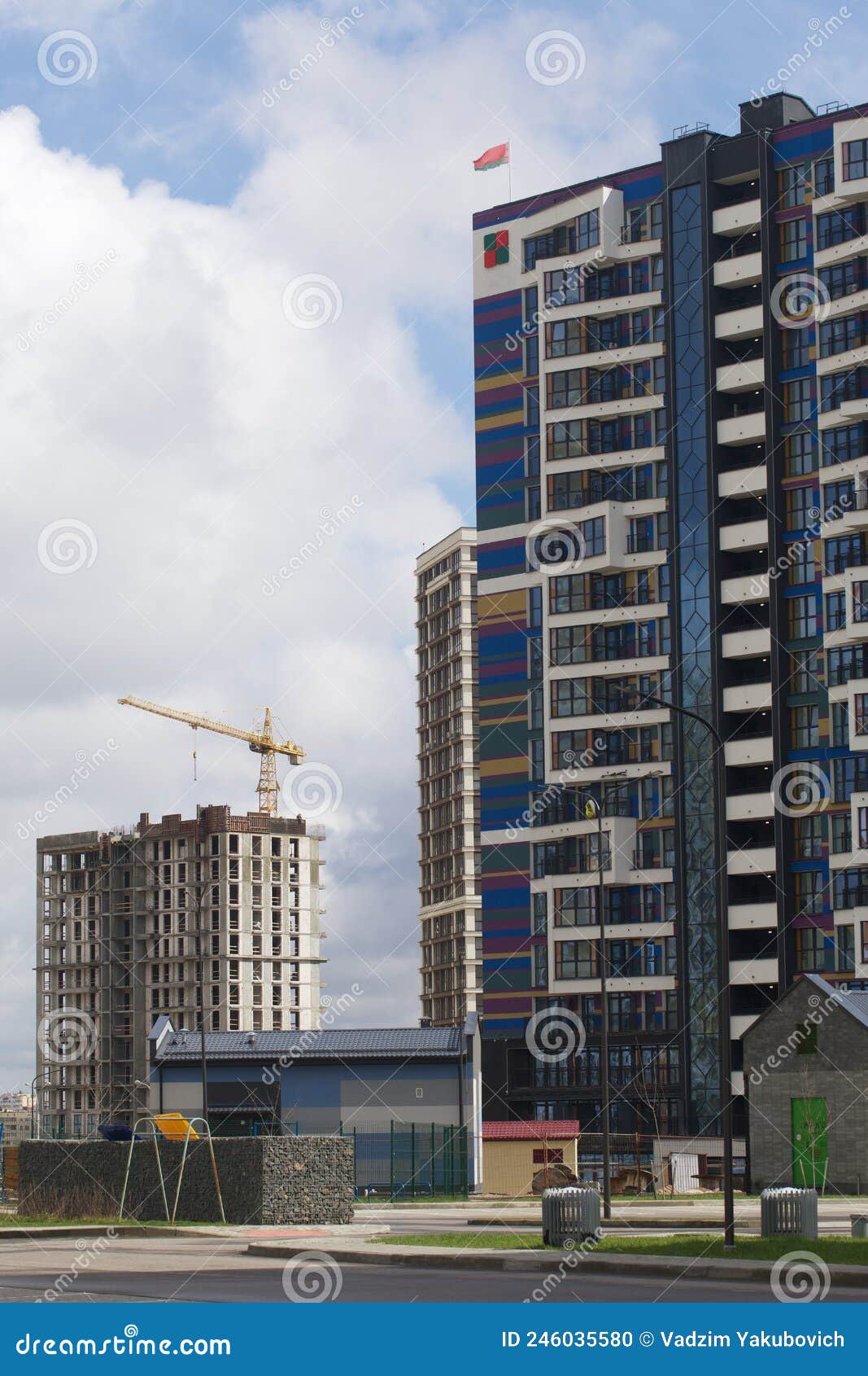 Construction of Multi-storey Buildings. Modern Multi-storey Building ...