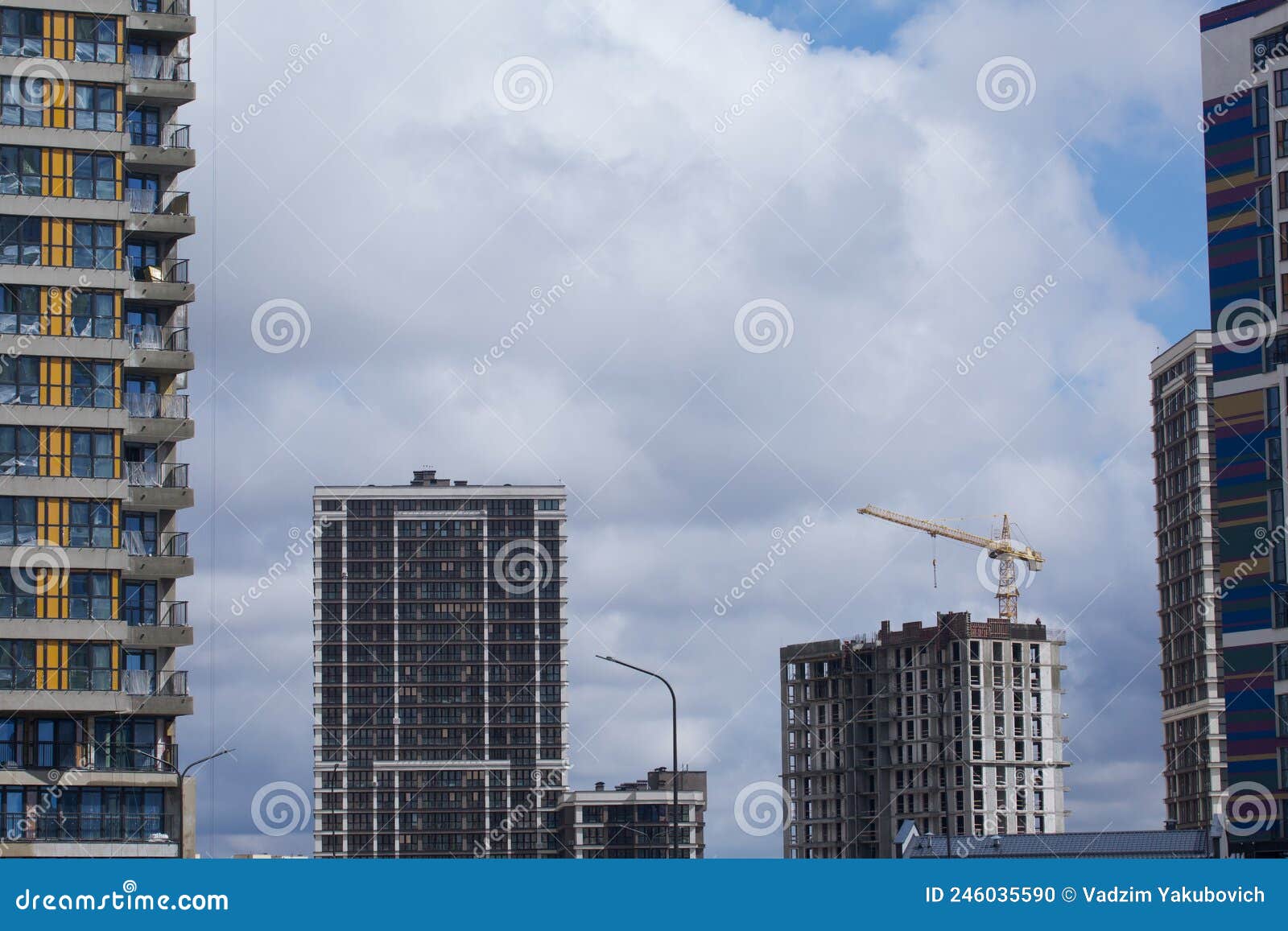 Construction of Multi-storey Buildings. Modern Multi-storey Building ...