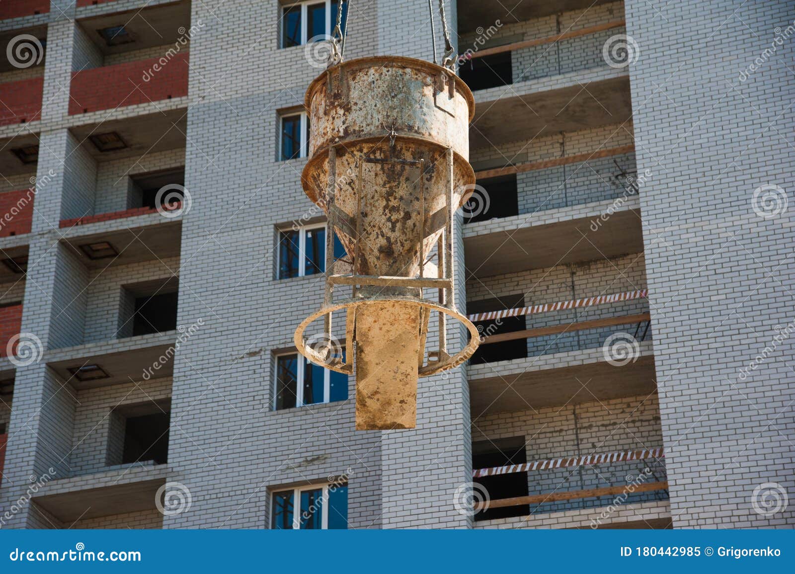 Construction of Multi-storey Residential Building Stock Image - Image ...