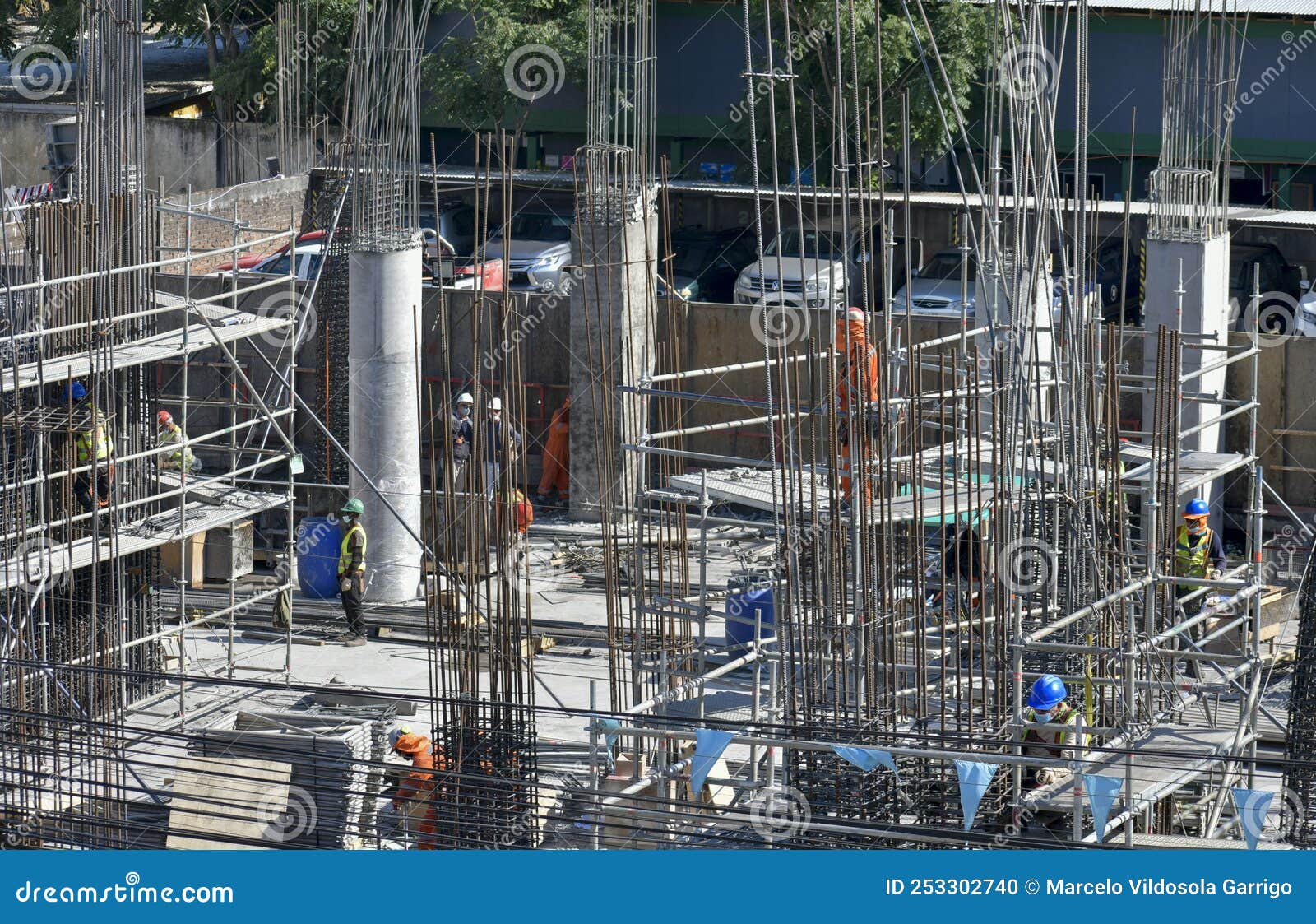 Construction of a New Apartment Building Editorial Image - Image of ...
