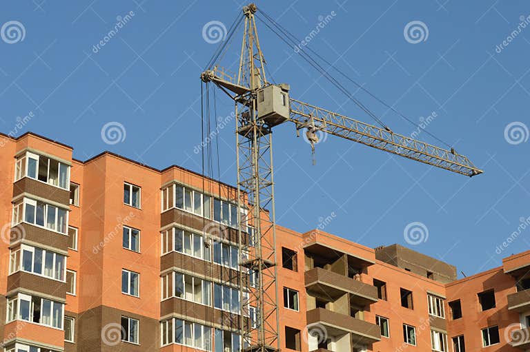 Construction of the New Brick Building by Means of the Elevating Stock ...