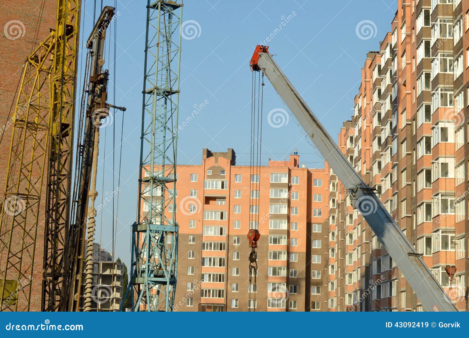 Construction of the New Brick Building by Means of the Elevating Stock ...