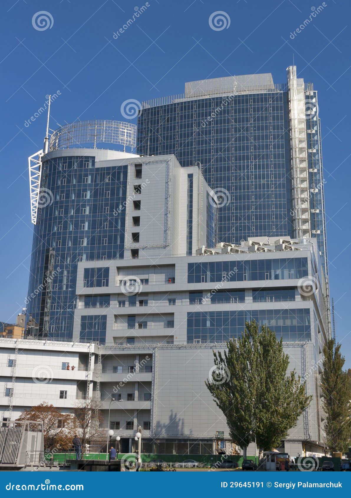 Construction of New Entertainment Center and Shopp Editorial Photo ...