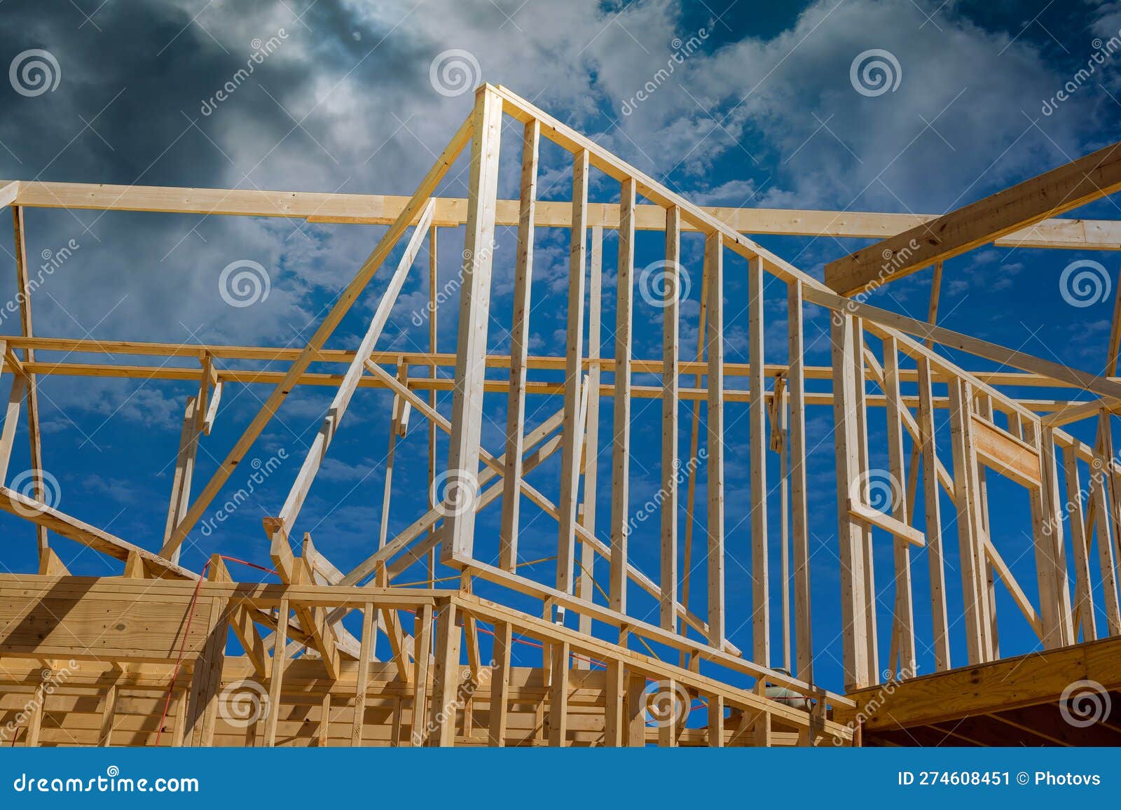 During Construction of a New Home, a Framing Beam Stick Was Used To ...