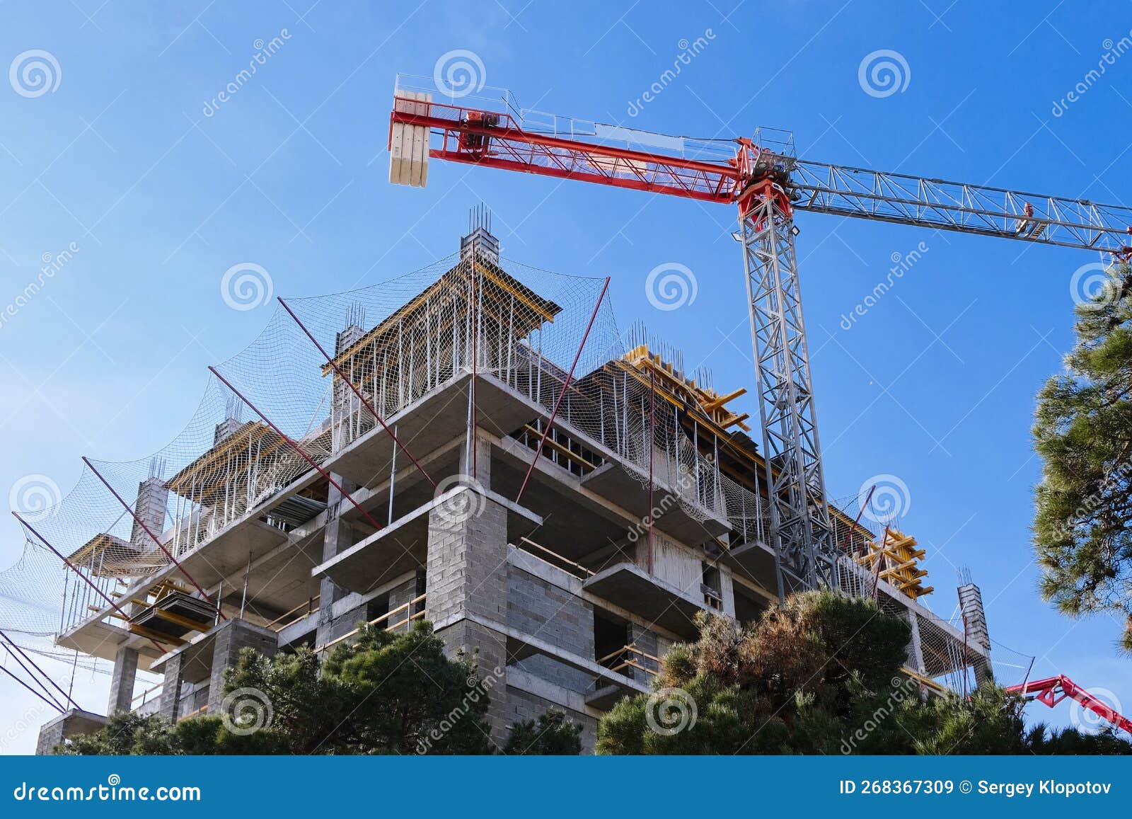 Construction of a New Multi-storey Residential Building Stock Image ...
