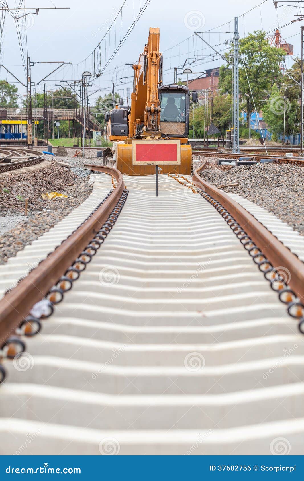 Changing Railway Tracks Royalty-Free Stock Image | CartoonDealer.com ...