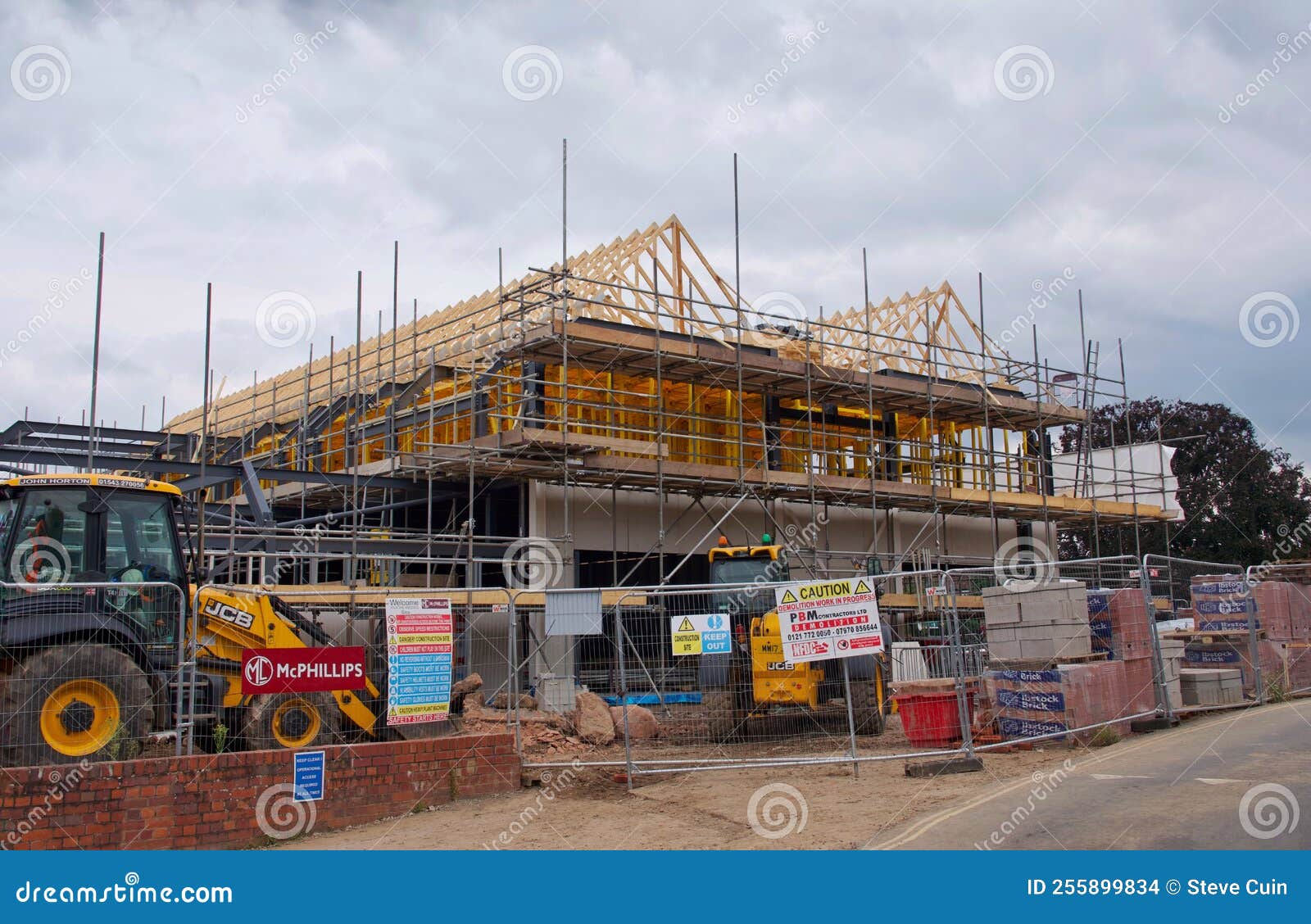 Construction editorial stock image. Image of construction - 255899834