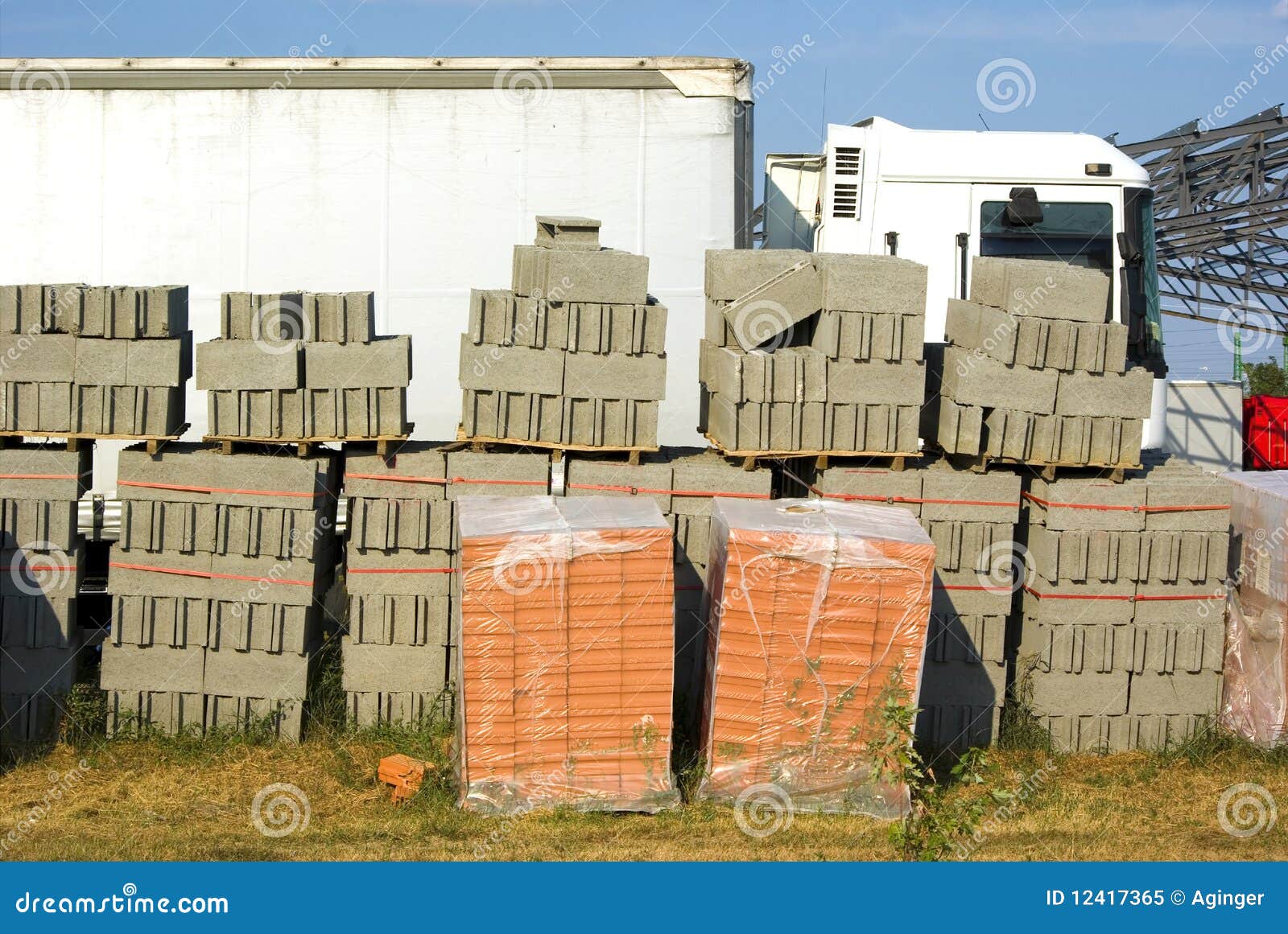 Construction objects stock image. Image of work, transportation - 12417365