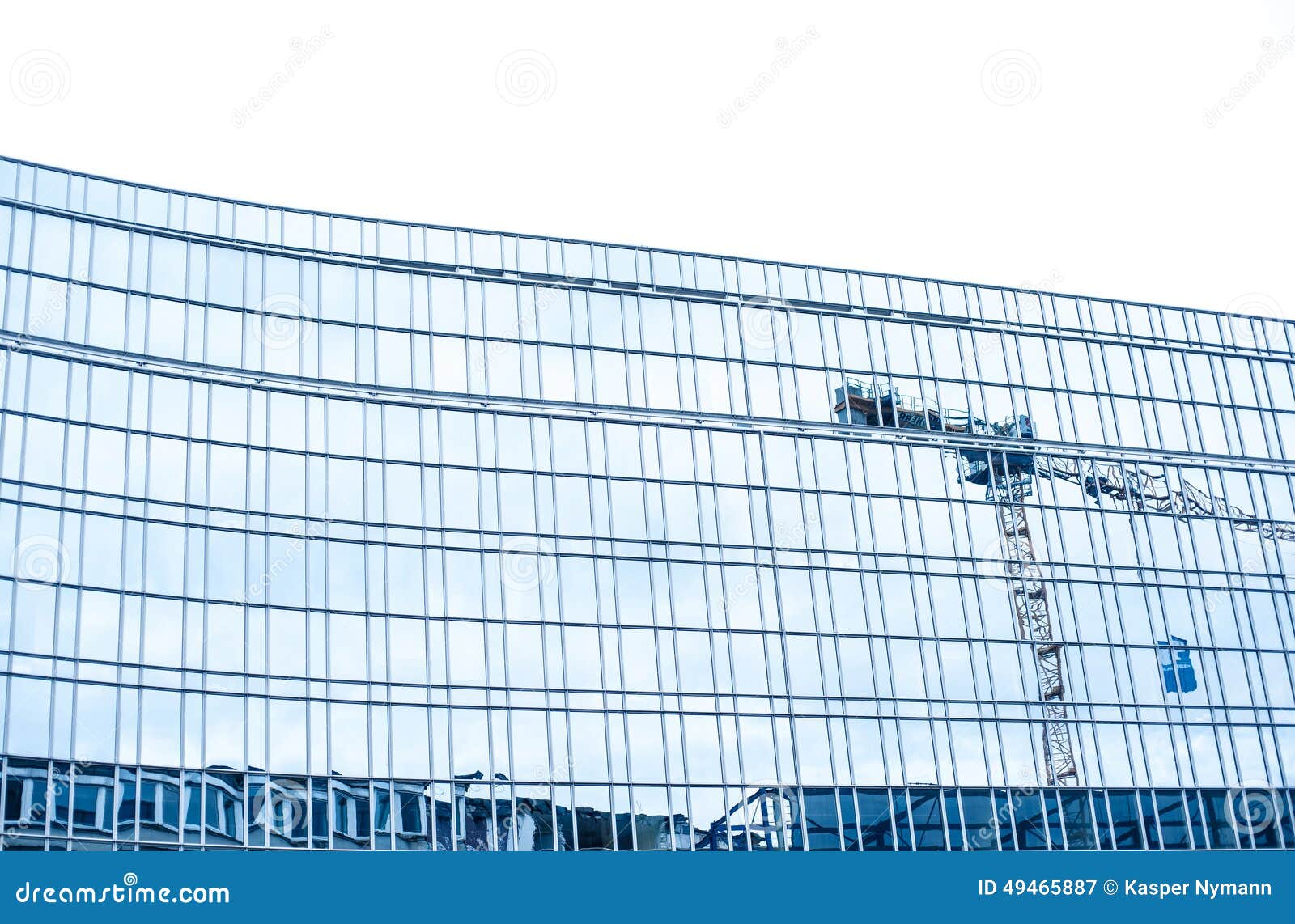 Construction on an Office Building Stock Image - Image of industry ...