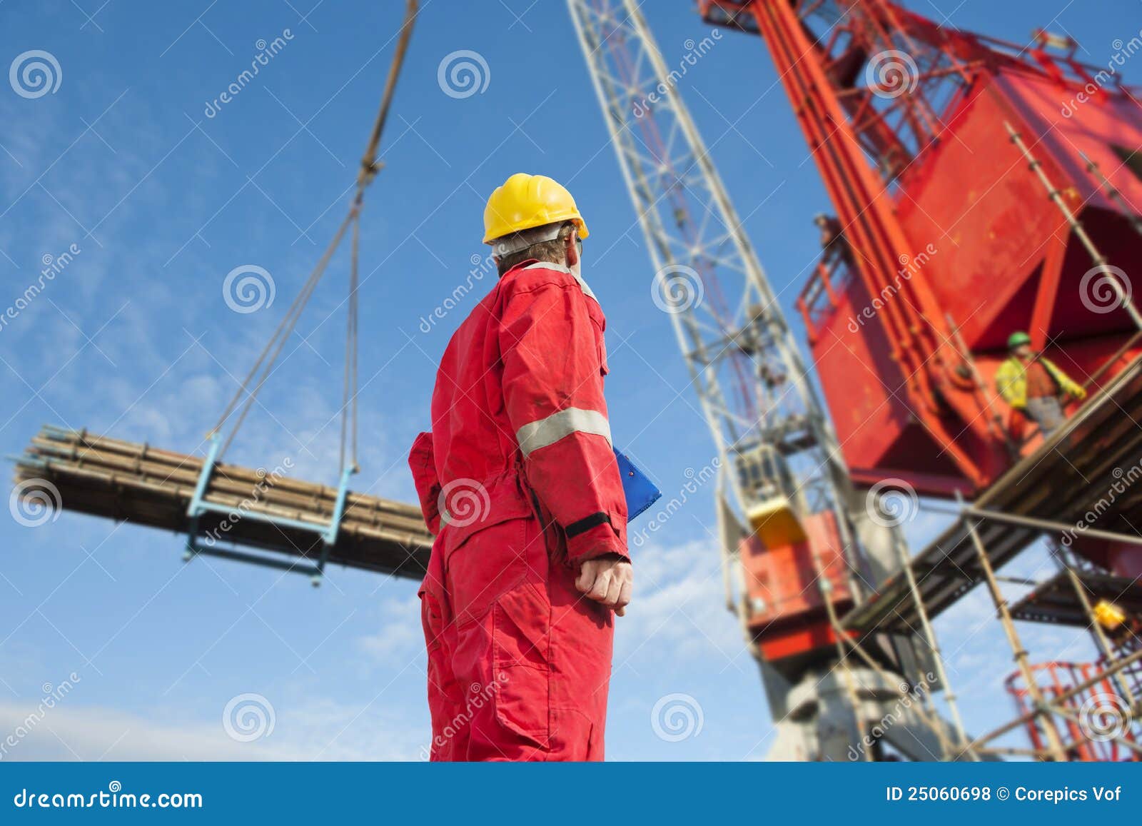 Construction operator stock photo. Image of construction - 25060698