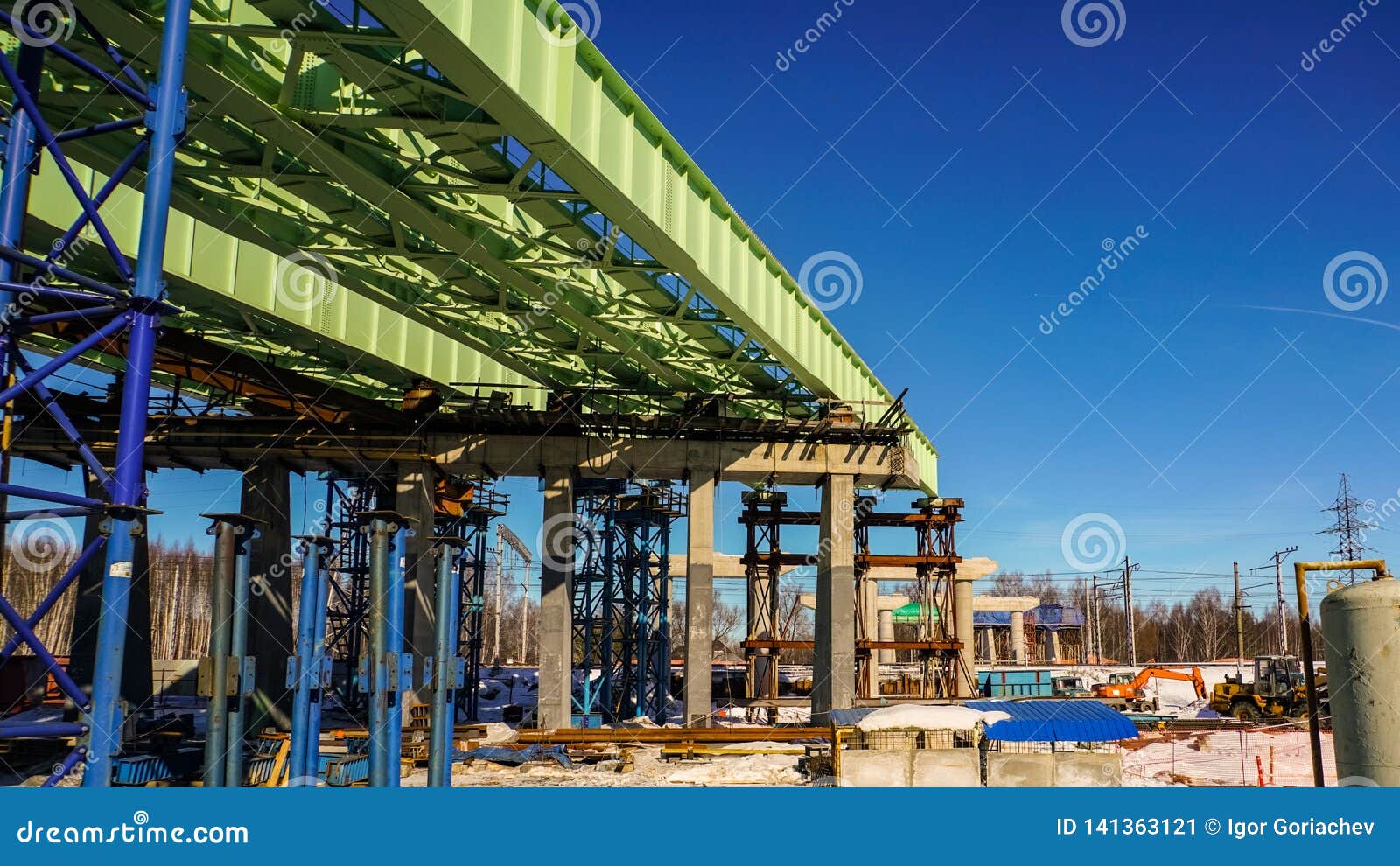 The Construction of the Overpass Over the Functioning Railway Stock ...