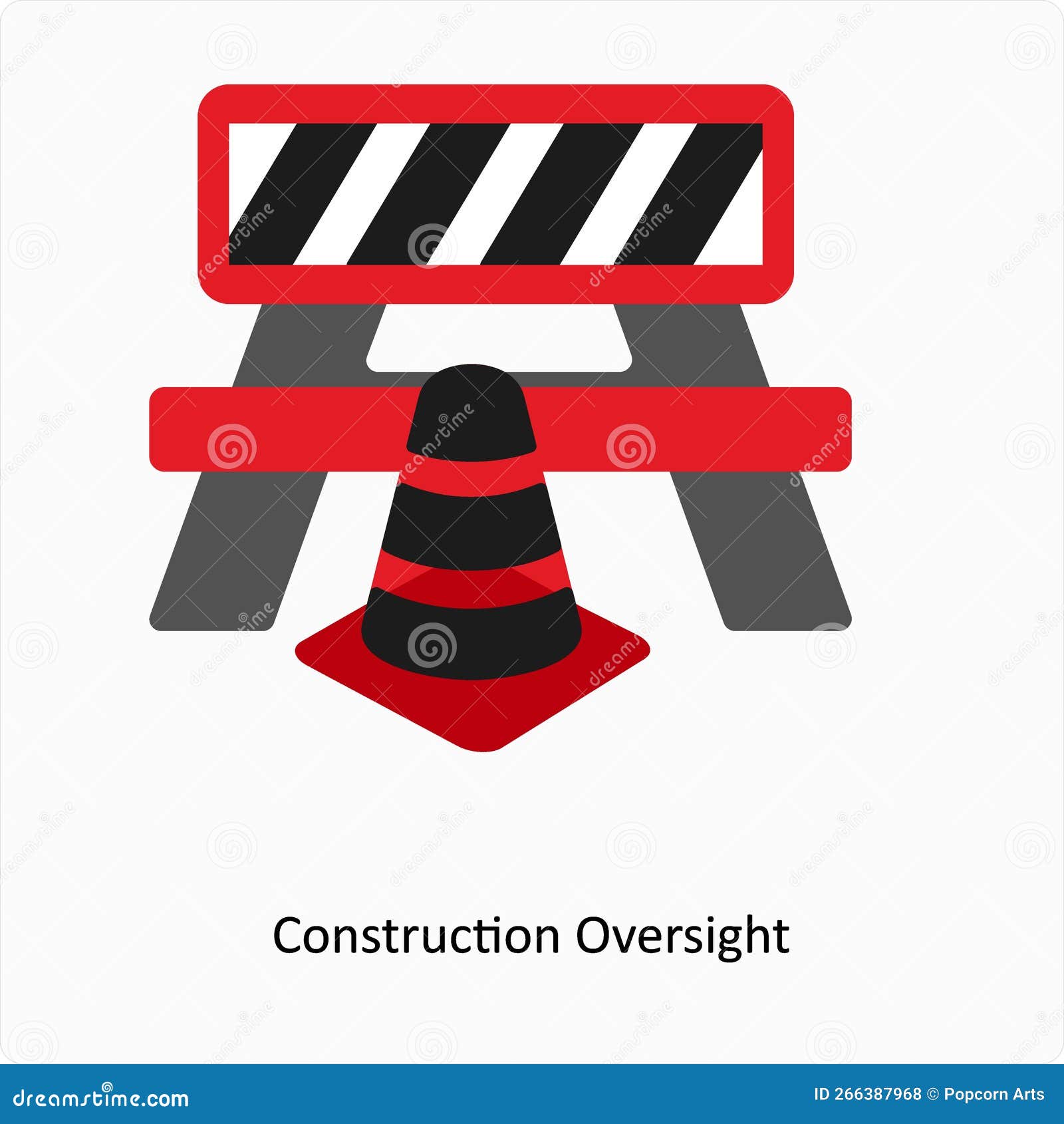 Construction Oversight Line Icon, Outline Symbol, Vector Illustration ...