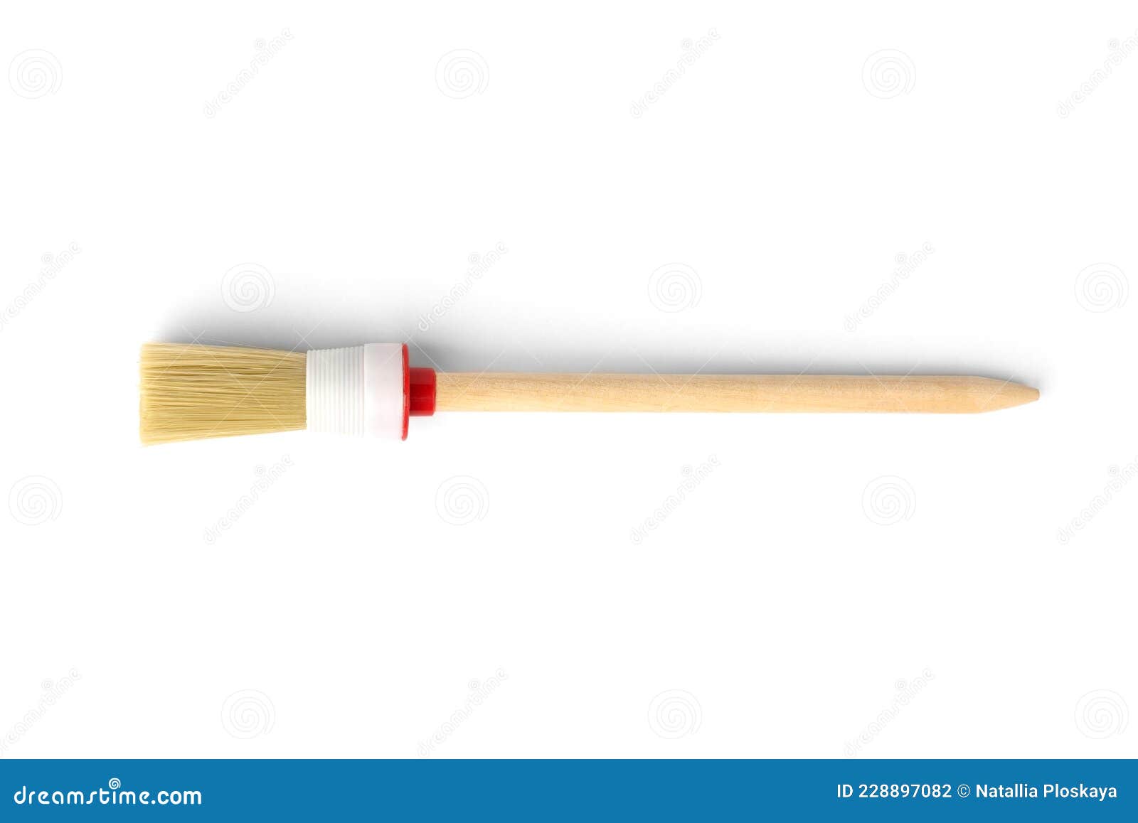 Construction Paint Brush Isolated on White Background. Stock Photo ...