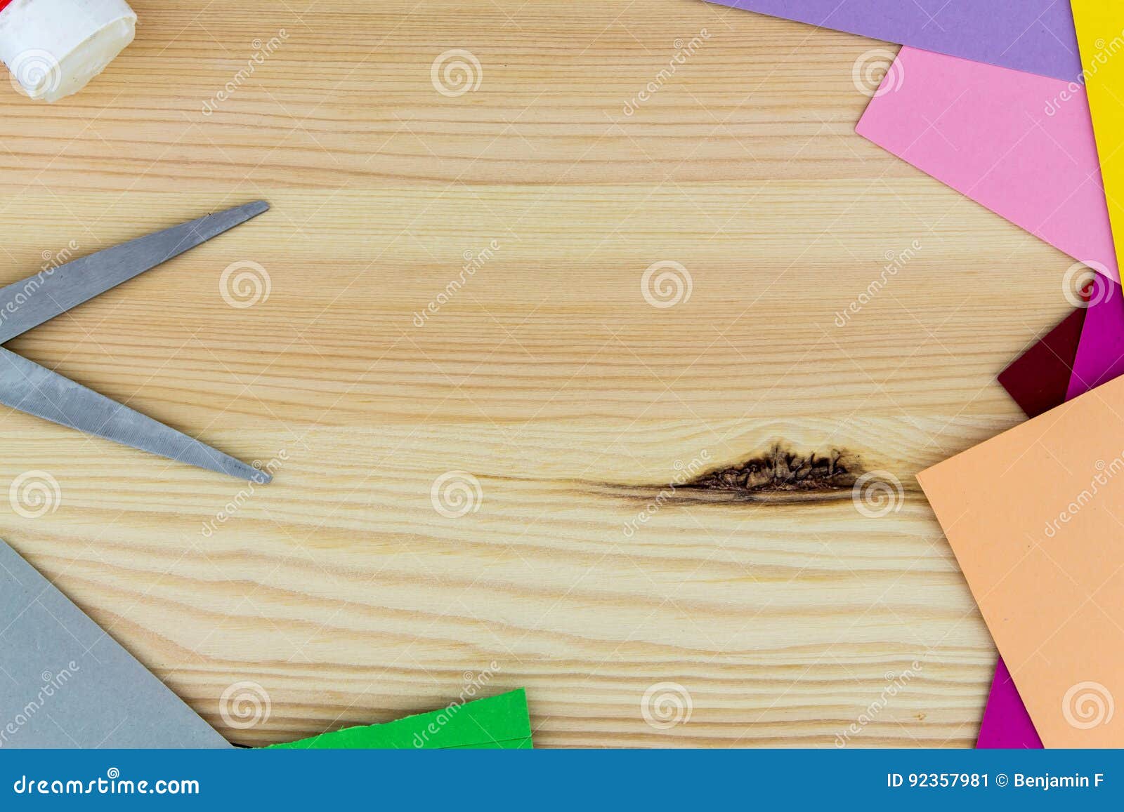 Construction Paper with Scissors Stock Image - Image of copy, area ...