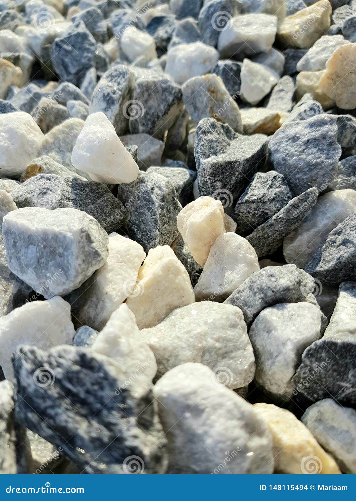 Construction Pebbles Background. Stones for Construction. Stock Photo ...