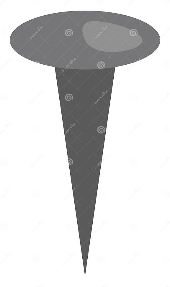 Construction pin, icon stock vector. Illustration of modern - 259400796