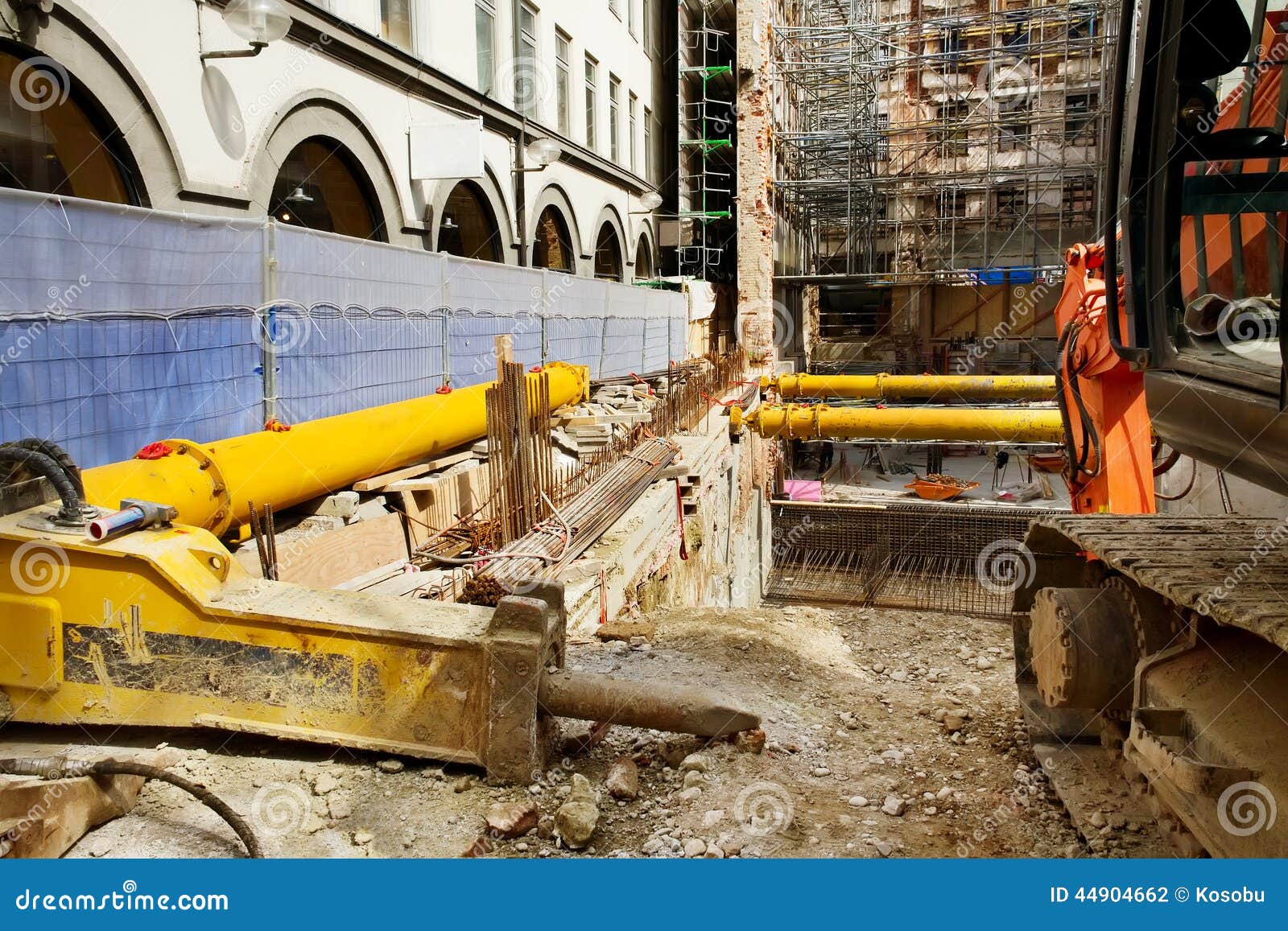 Construction pit stock photo. Image of construction, building - 44904662