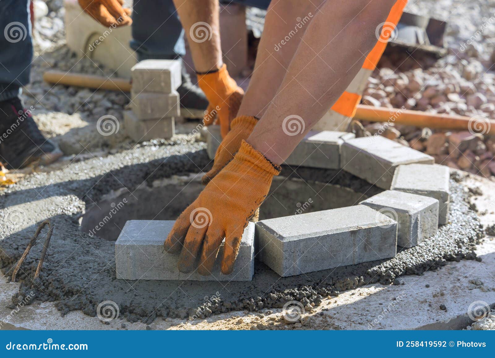 The Construction of a Pit for a Septic Tank, the Reconstruction of ...