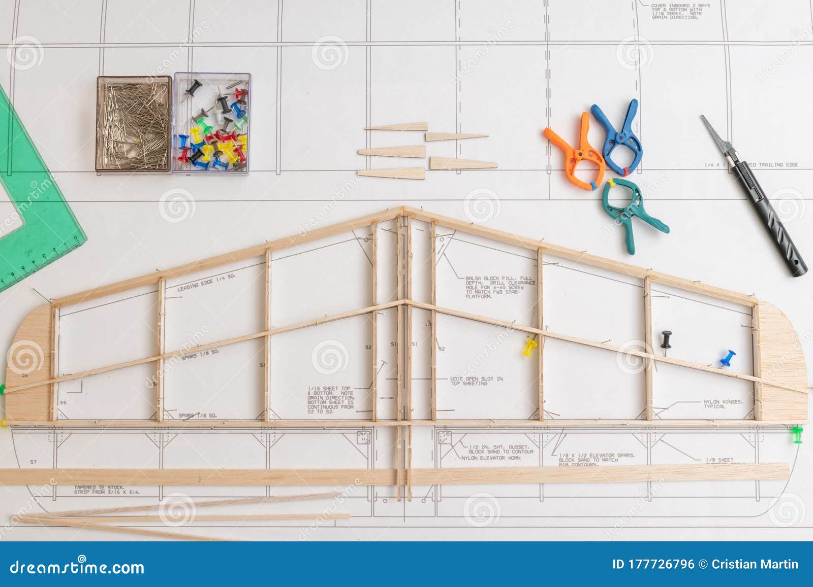 Construction of Plane Model Aircraft Editorial Photo - Image of digital ...