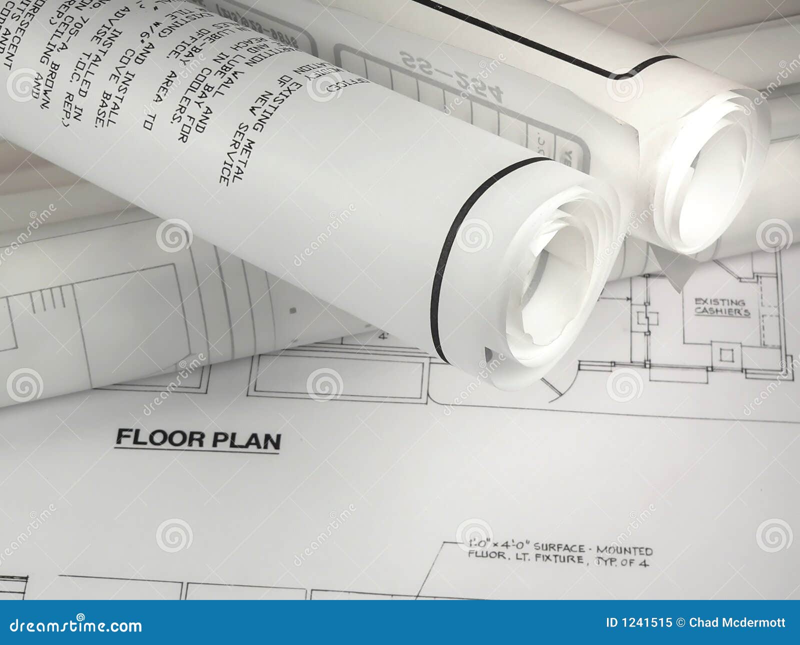 Construction plans stock image. Image of house, floor - 1241515