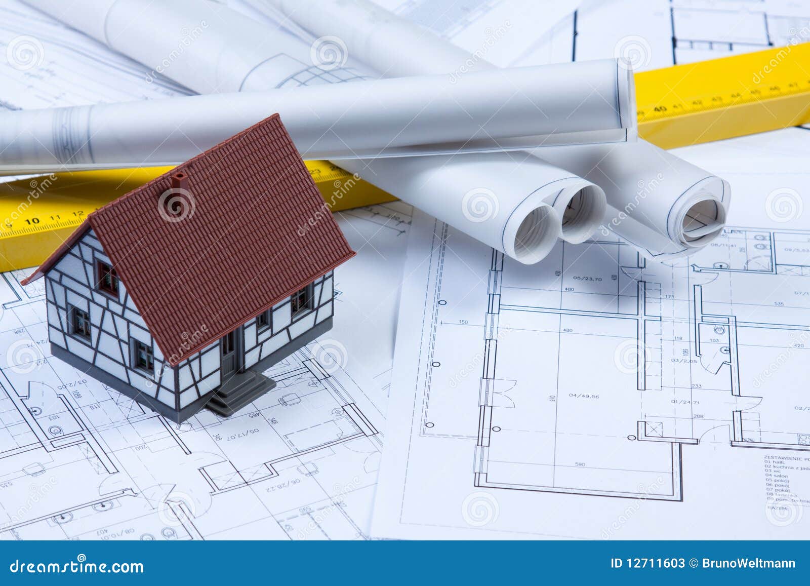 Construction Plans! stock image. Image of document, line - 12711603
