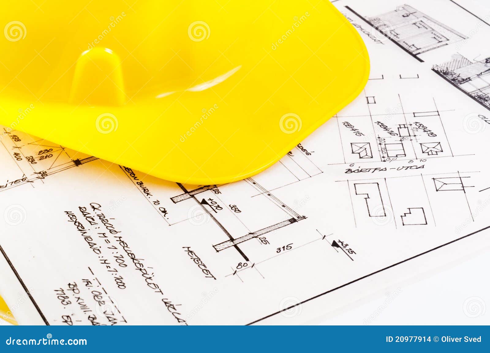 Construction plans stock photo. Image of built, engineer - 20977914