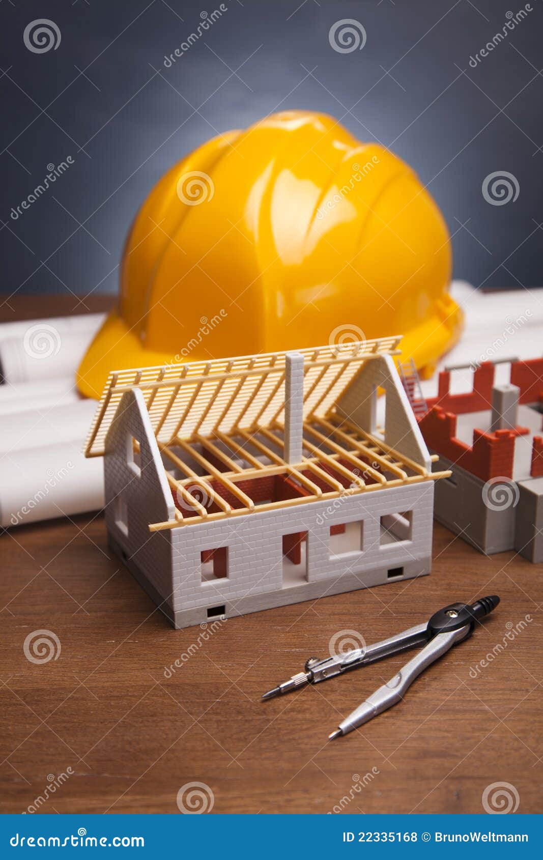 Construction plans stock photo. Image of architect, black - 22335168