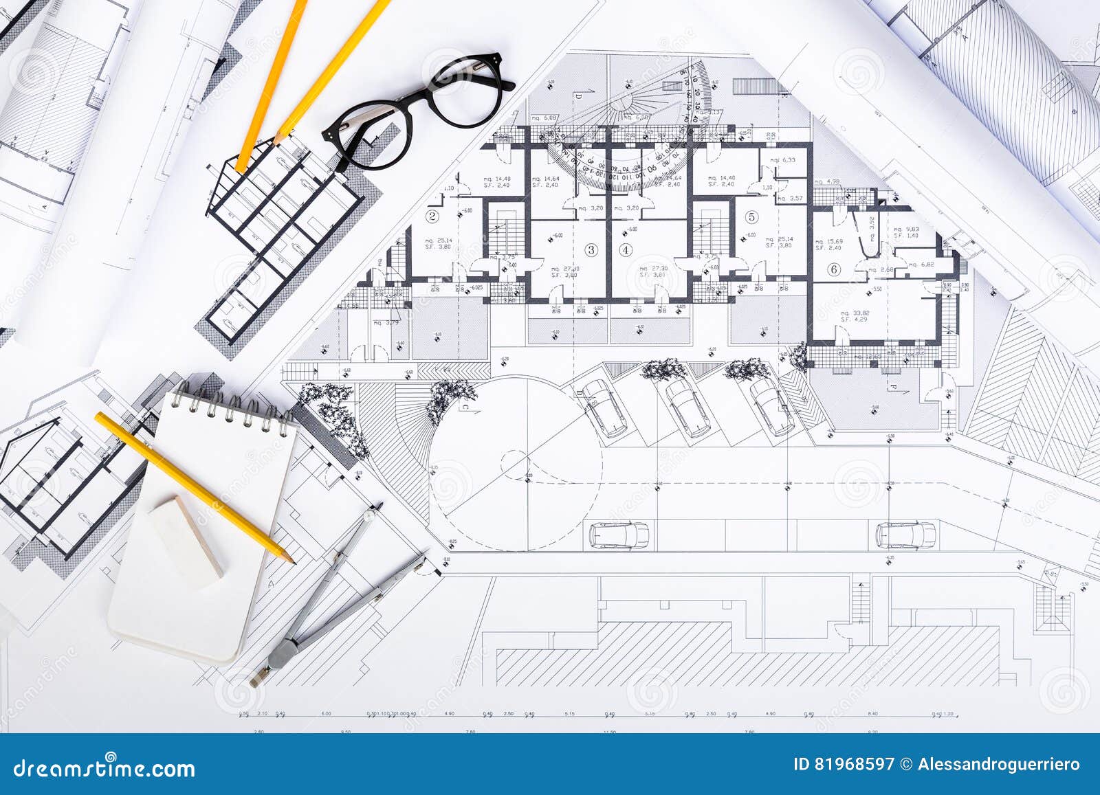 Plan View Of A Colorful Towel Laying On A Ground Of Wood With Texture ...