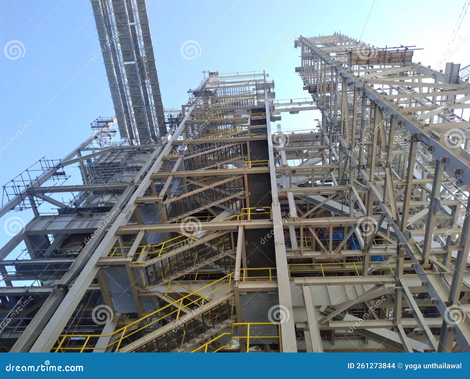 Construction Power Plant View Fron the Ground Stock Photo - Image of ... Construction Power Plant View Fron the Ground Stock Photo - Image of ...