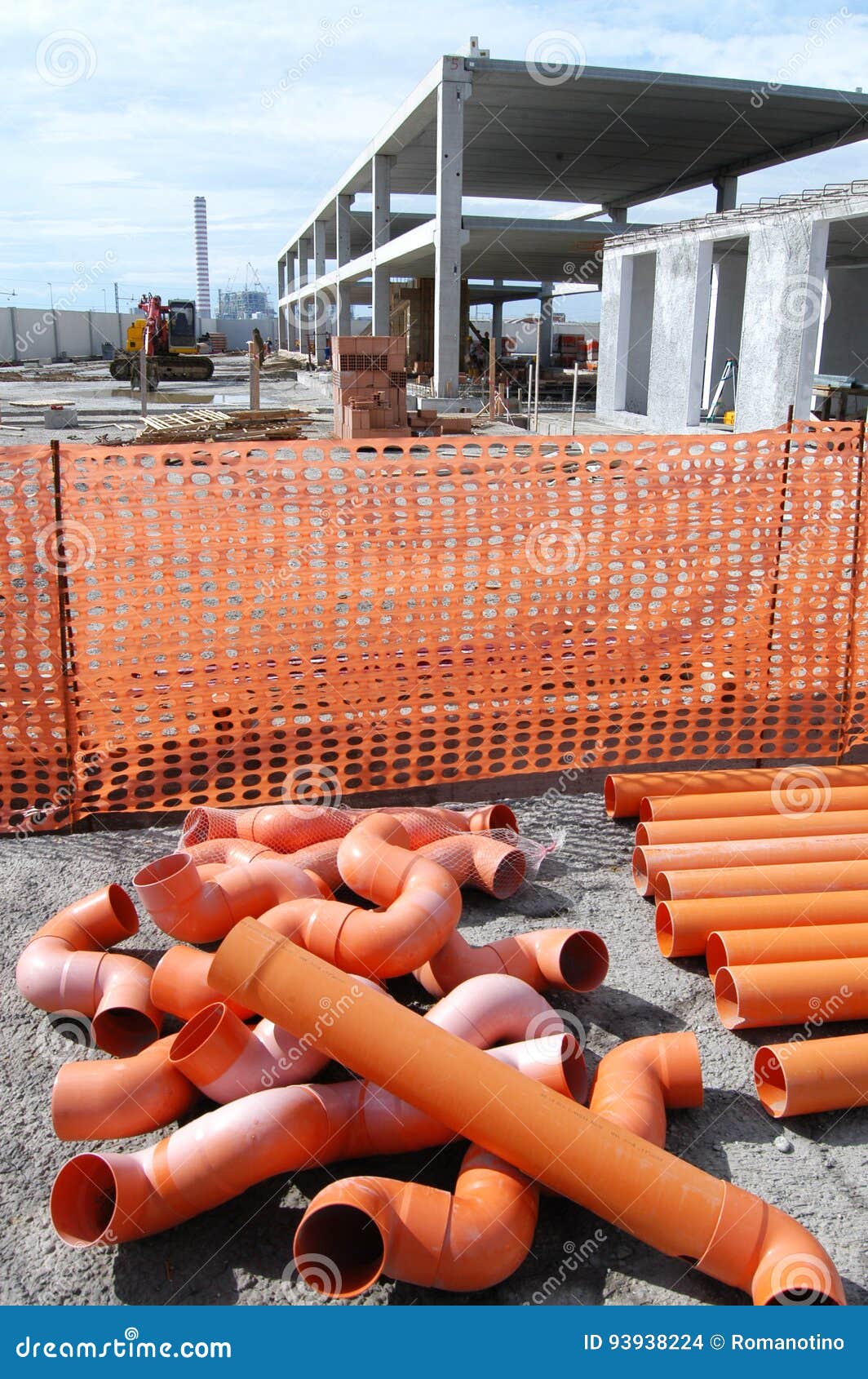 Construction of a Prefabricated Shed Stock Photo - Image of action ...
