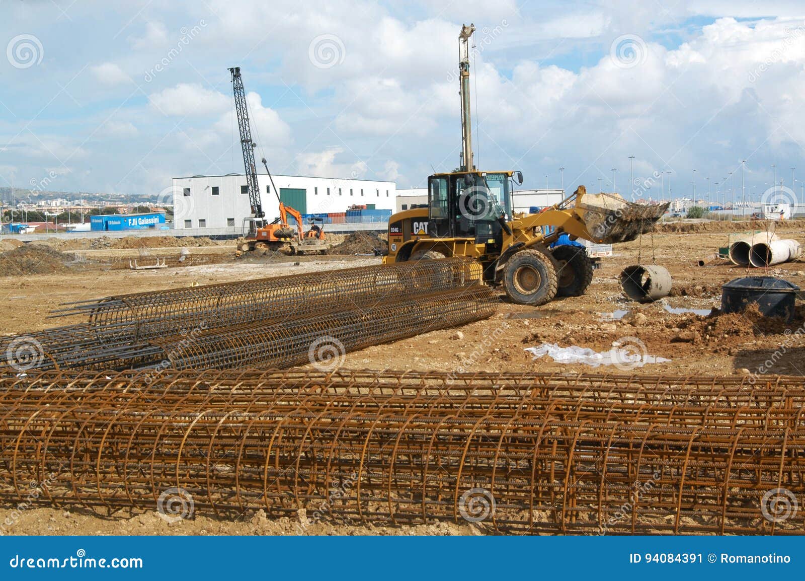 Construction of a Prefabricated Shed Editorial Photo - Image of iron ...