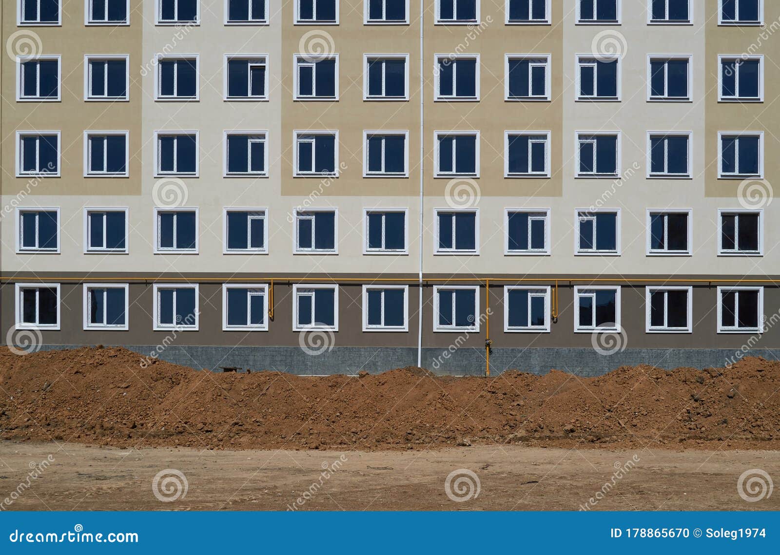 Construction Process and Development of House Area, Land Grading or ...