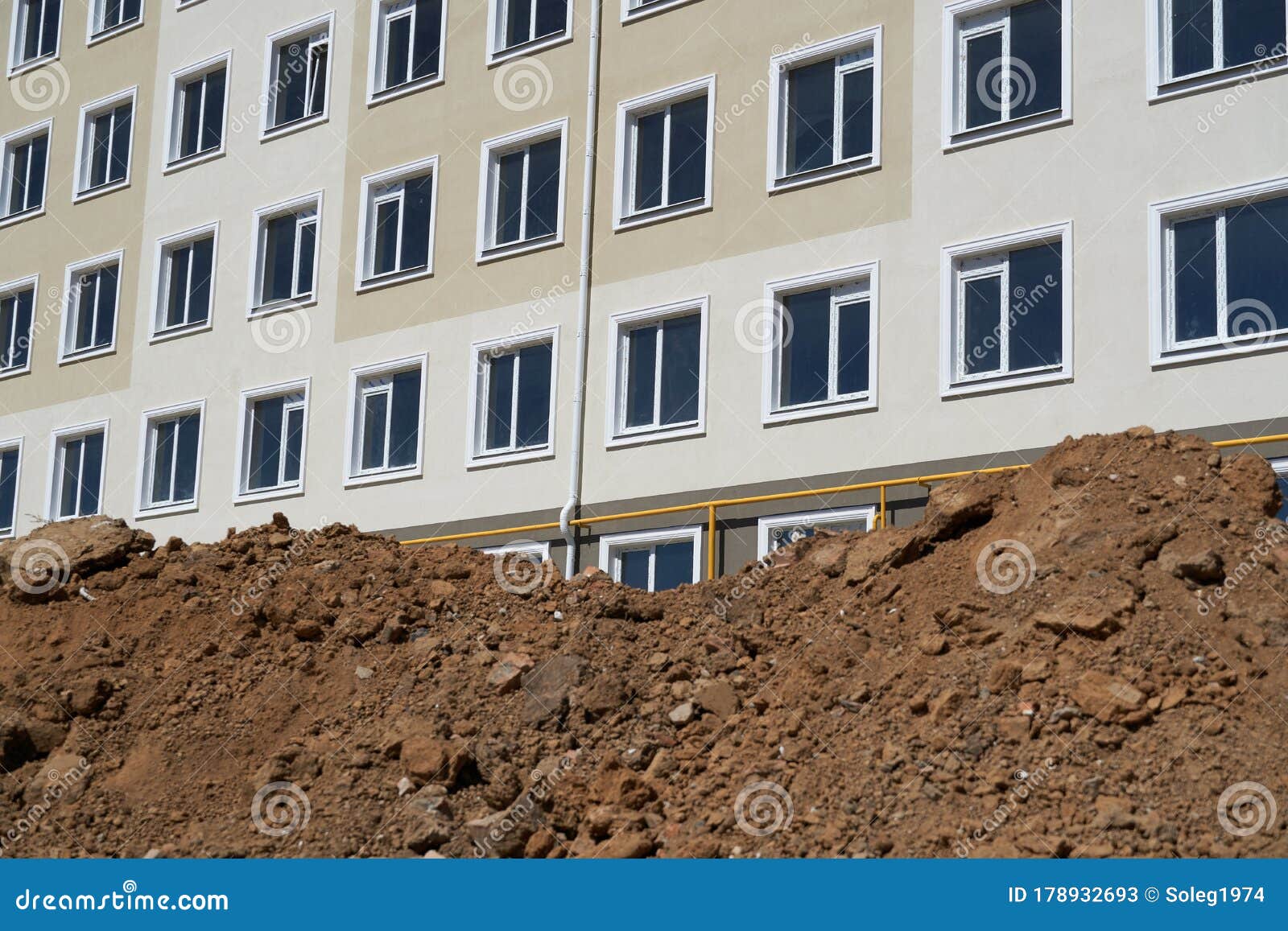 Construction Process and Development of House Area, Land Grading or ...