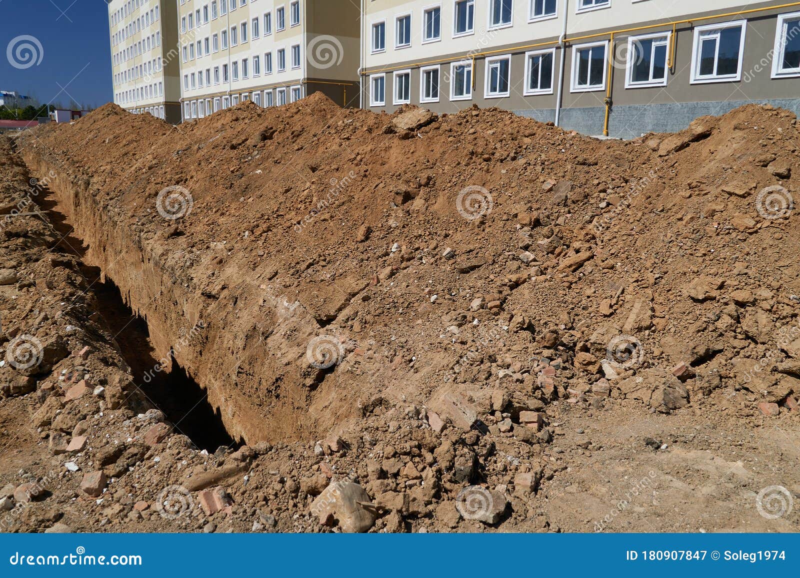 Construction Process and Development of House Area, Land Grading or ...